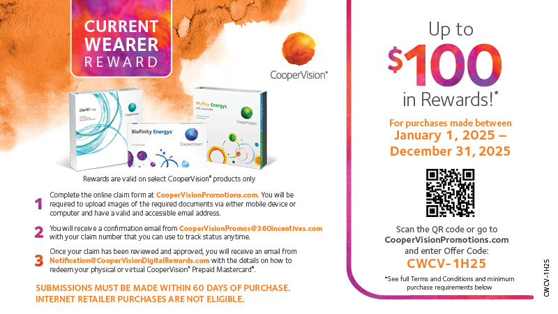 Rebate Forms | CooperVision | CooperVision Practitioner